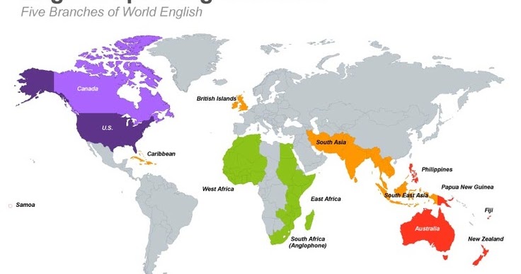 Valanglia: ENGLISH SPEAKING COUNTRIES AROUND THE WORLD