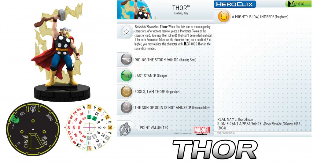 Star Wars Miniatures: Marvel HeroClix: 10th Anniversary : Thor