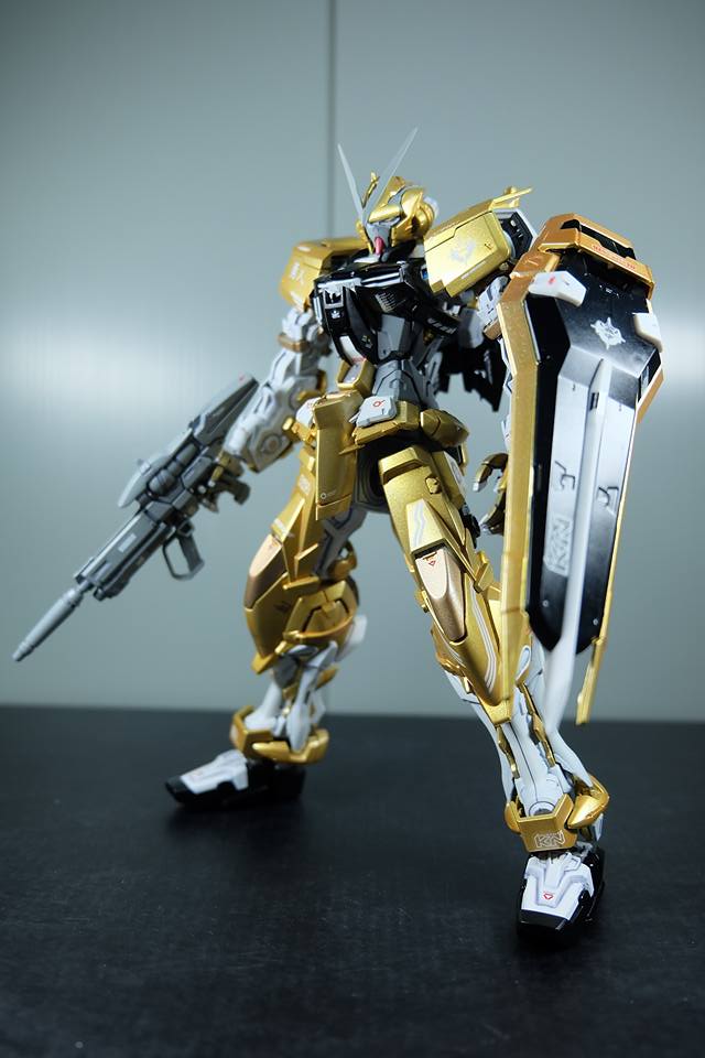 Custom Build: MG 1/100 "Prototype Akatsuki" Gundam Astray Gold Frame ...