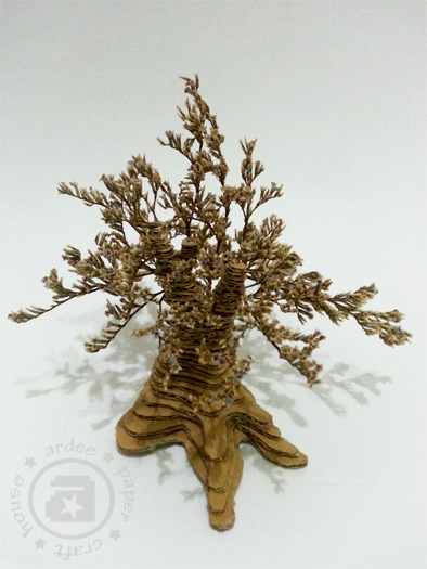 Miniature Cardboard Bonsai Tree | ardee's creation
