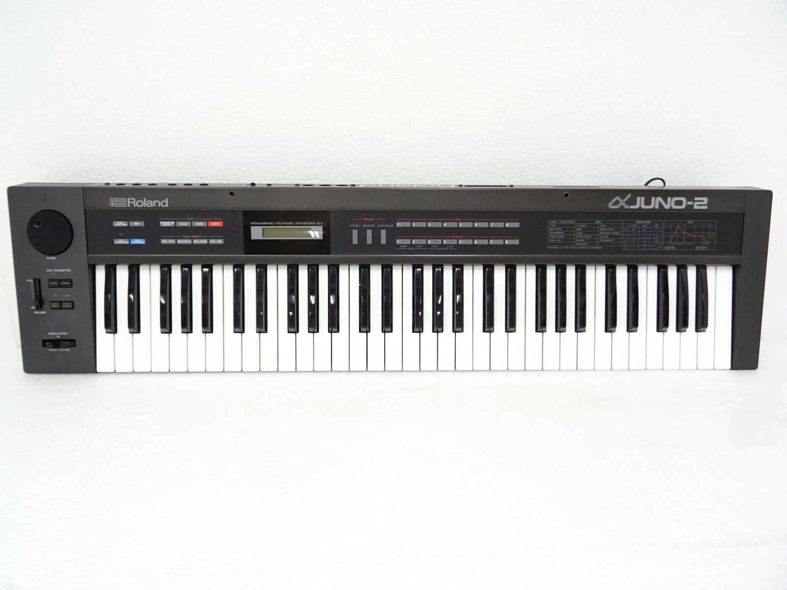 MATRIXSYNTH: ROLAND Alpha Juno 2 Vintage Analog Synthesizer JU-2 w ...