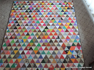 The Quilt Yarn: Finally Finished - 1000 Pyramids Quilt