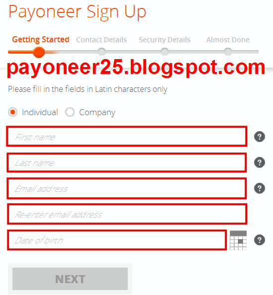 How To Create Payoneer Account With $25 Bonus Step By Step
