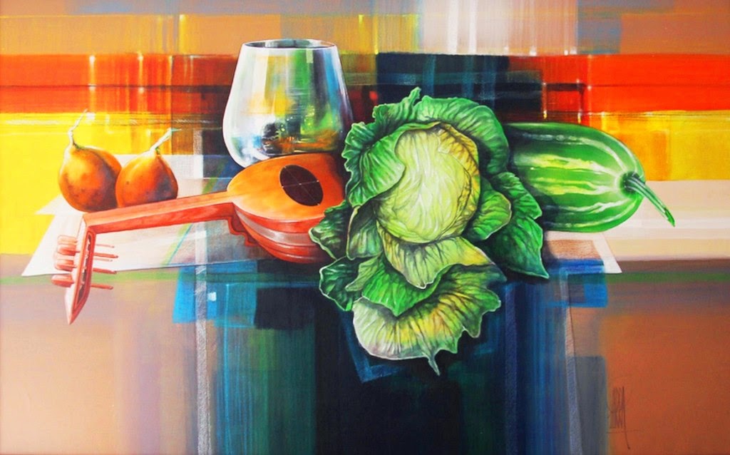 El arte es su máxima expresión : Bodegones Reales y Abstractos, Pintura ...