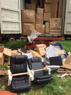 Photos: Nigeria Customs impounds contraband goods worth over N1Billion