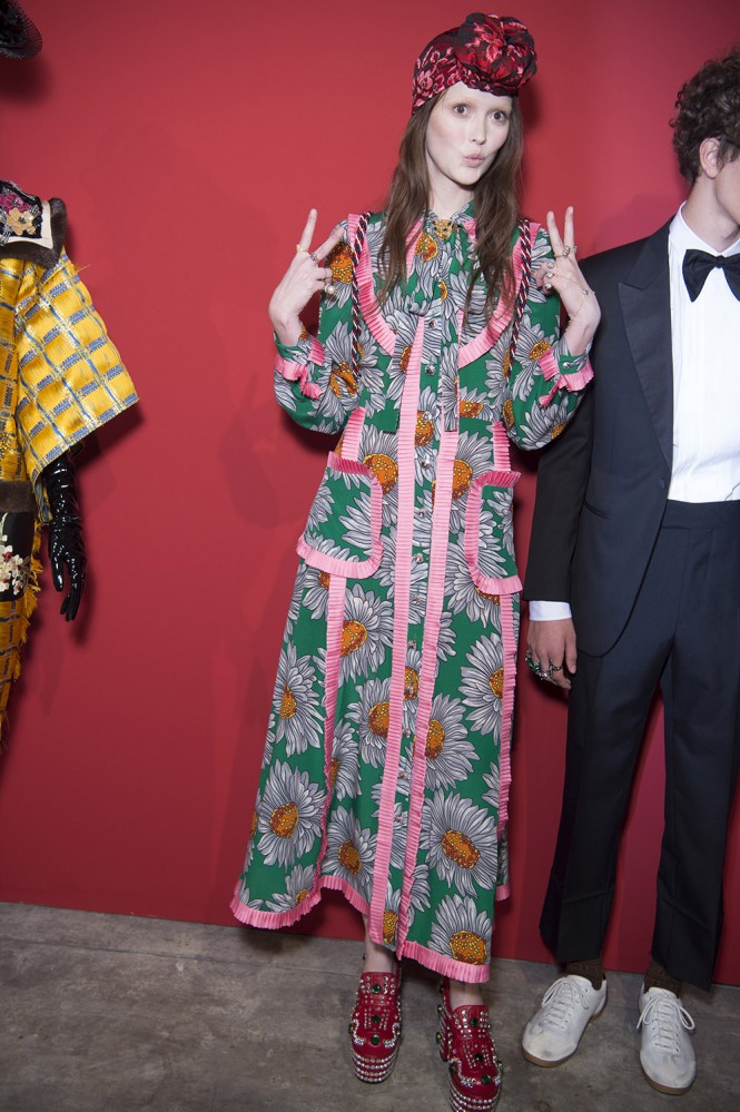 Gucci Spring 2017 Backstage | Cool Chic Style Fashion