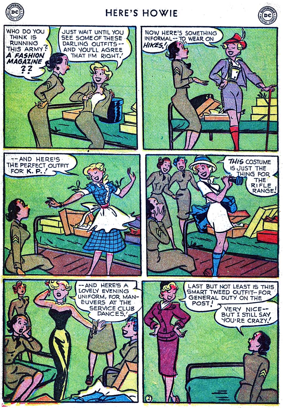 Four-Color Shadows: Winnie the WAC-Here's Howie-1954