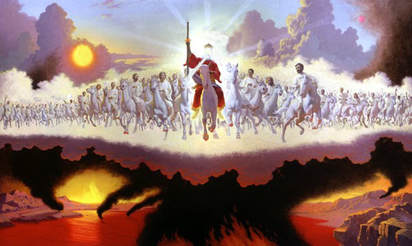Bible Summary - my words : 120 Revelation - Jesus returns on a white horse