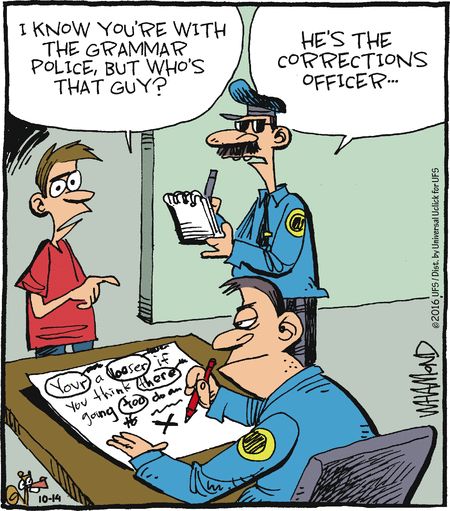 Mystery Fanfare: Cartoon of the Day: Corrections Officer