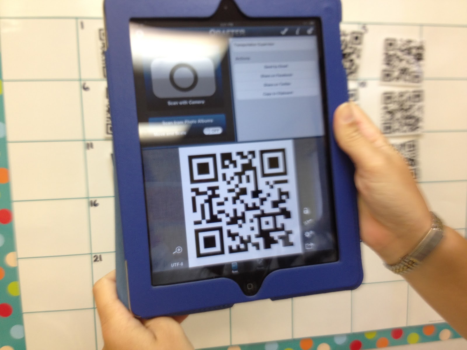 Teaching in the 21st Century: QR Code Job Chart