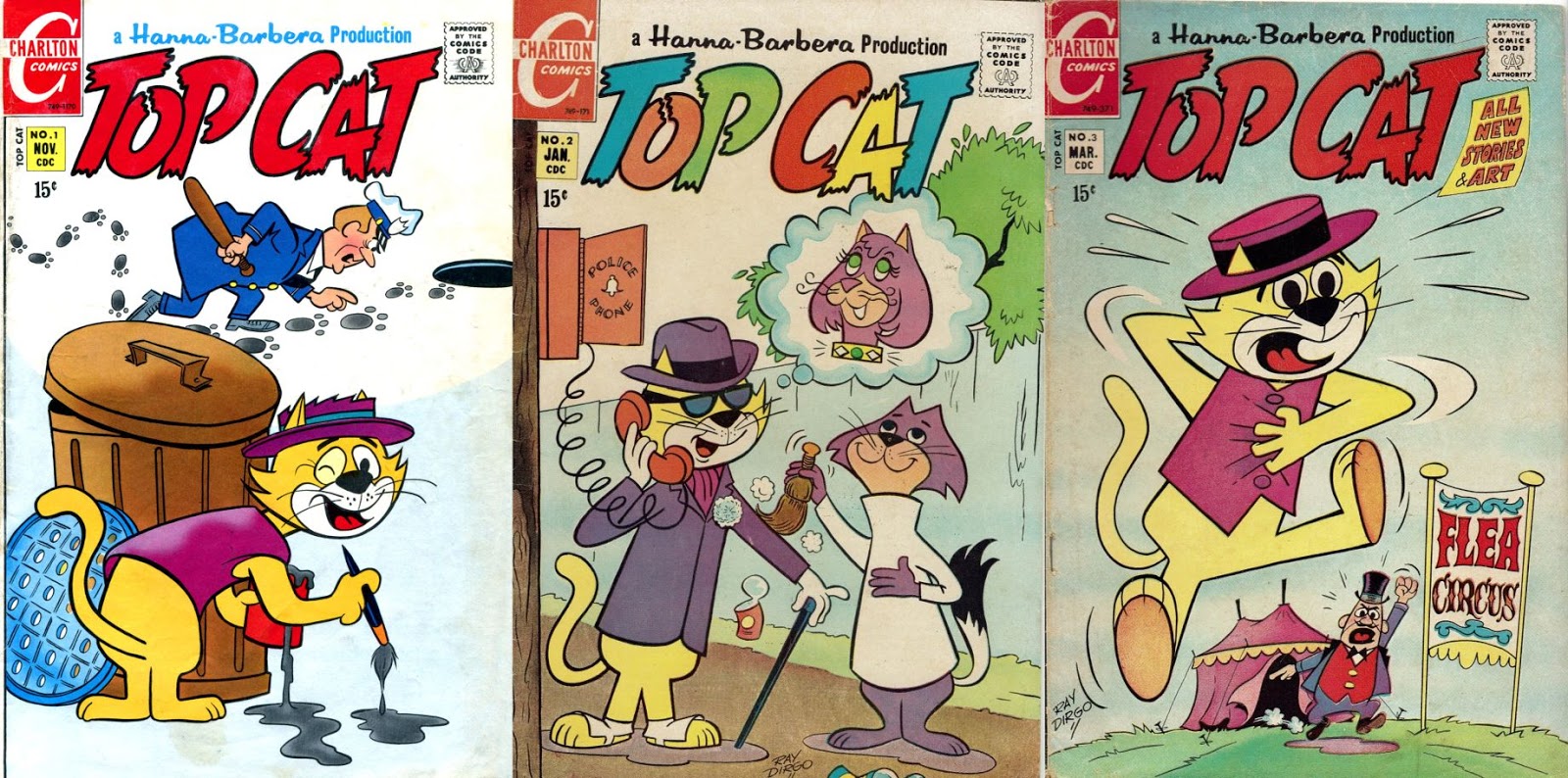 Old Comics world: Top Cat 01-05,07-20 (1970-1973) - Charlton
