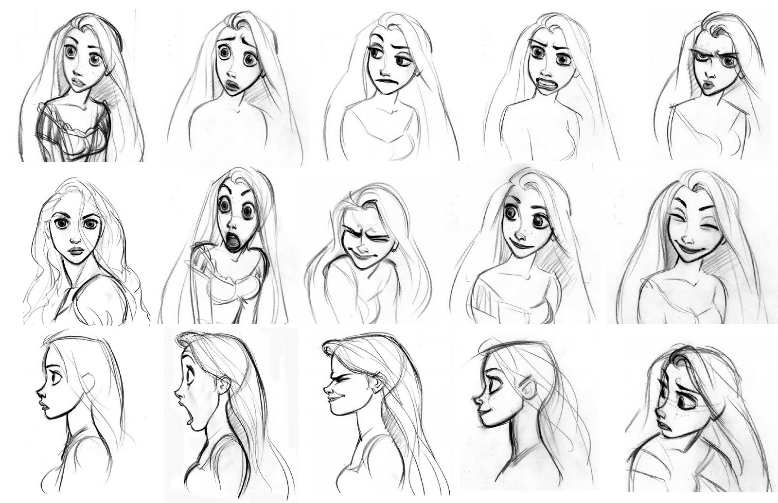 Tangled Concept Art Glen Keane