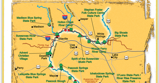 Sailnaway: Day 16 -- Suwannee River Paddling Maps