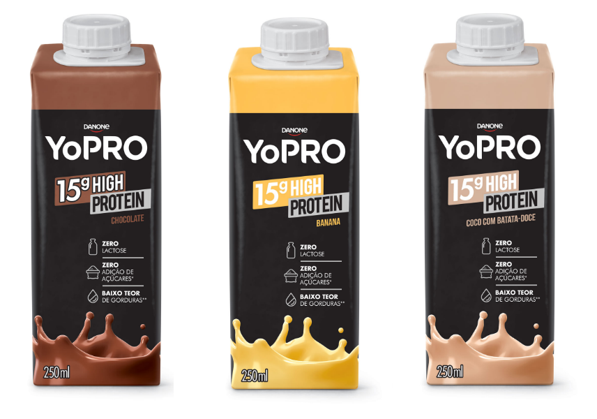 Chega ao Brasil YoPRO, nova marca da Danone com alto teor de proteínas ...