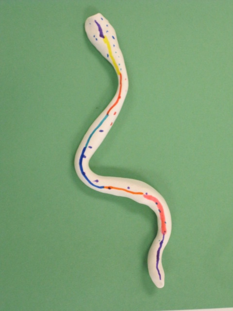 Jackson's Art Room: Model Magic Snakes