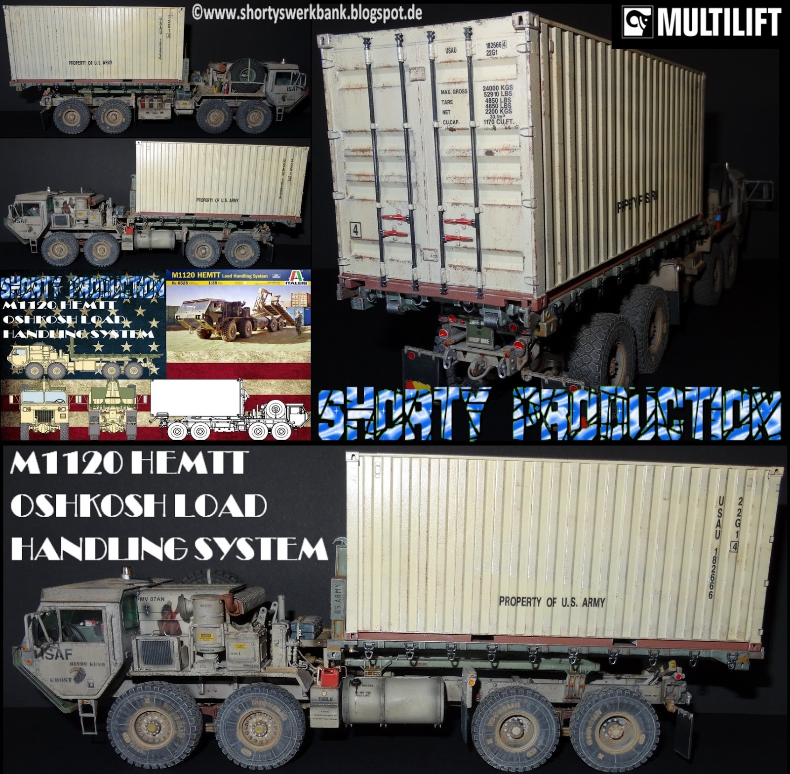 Shorty-Production: M1120 HEMTT OSHKOSH LOAD HANDLING SYSTEM TRUCK
