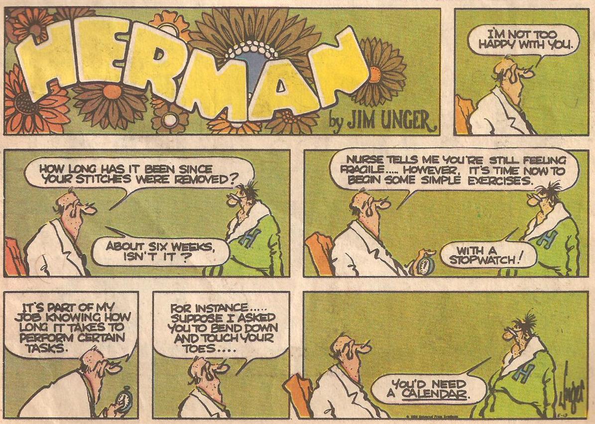 Sunday Comics Debt: Herman Movie Summaries