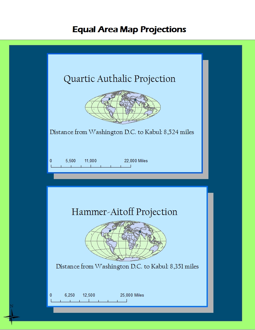 Kiran Simmons, Geographic Information Systems: Lab 5: Map Projections
