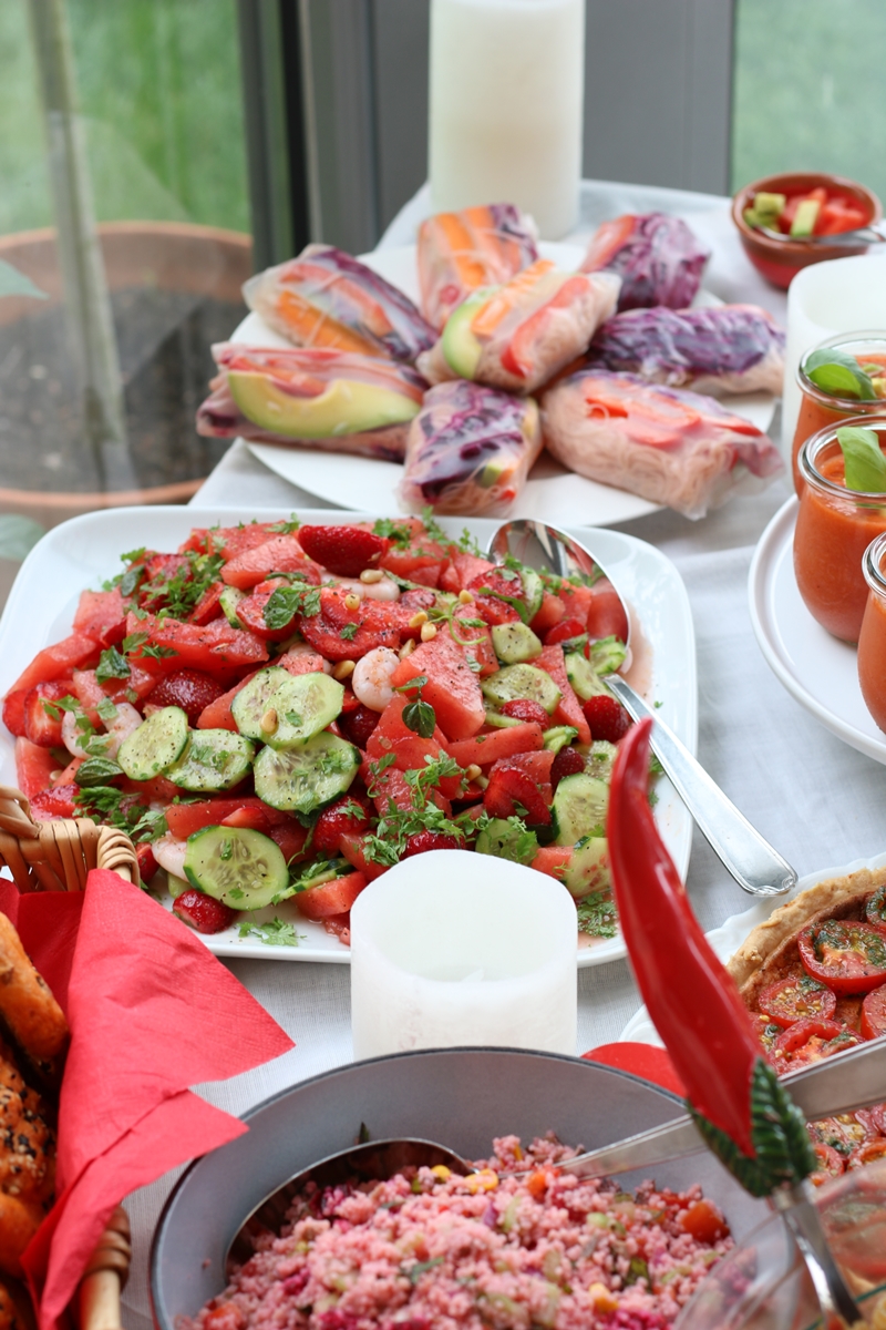 Wolkenfees Küchenwerkstatt: Red Dinner der Rhein-Neckar-Blogger, ein ...