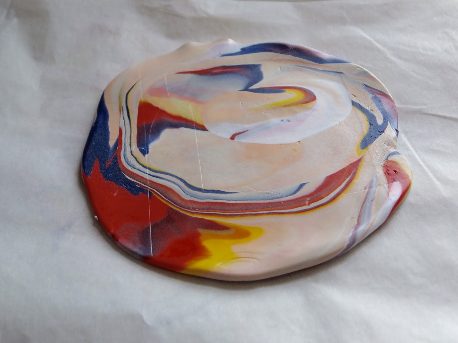 DIY Marbled Clay Dishes | jesslouisekeen