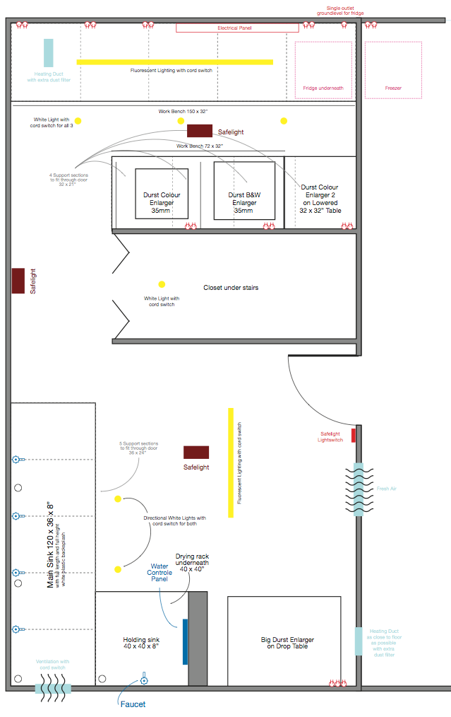 Olivier Du Tré Photography Blog: Darkroom Build: Intro