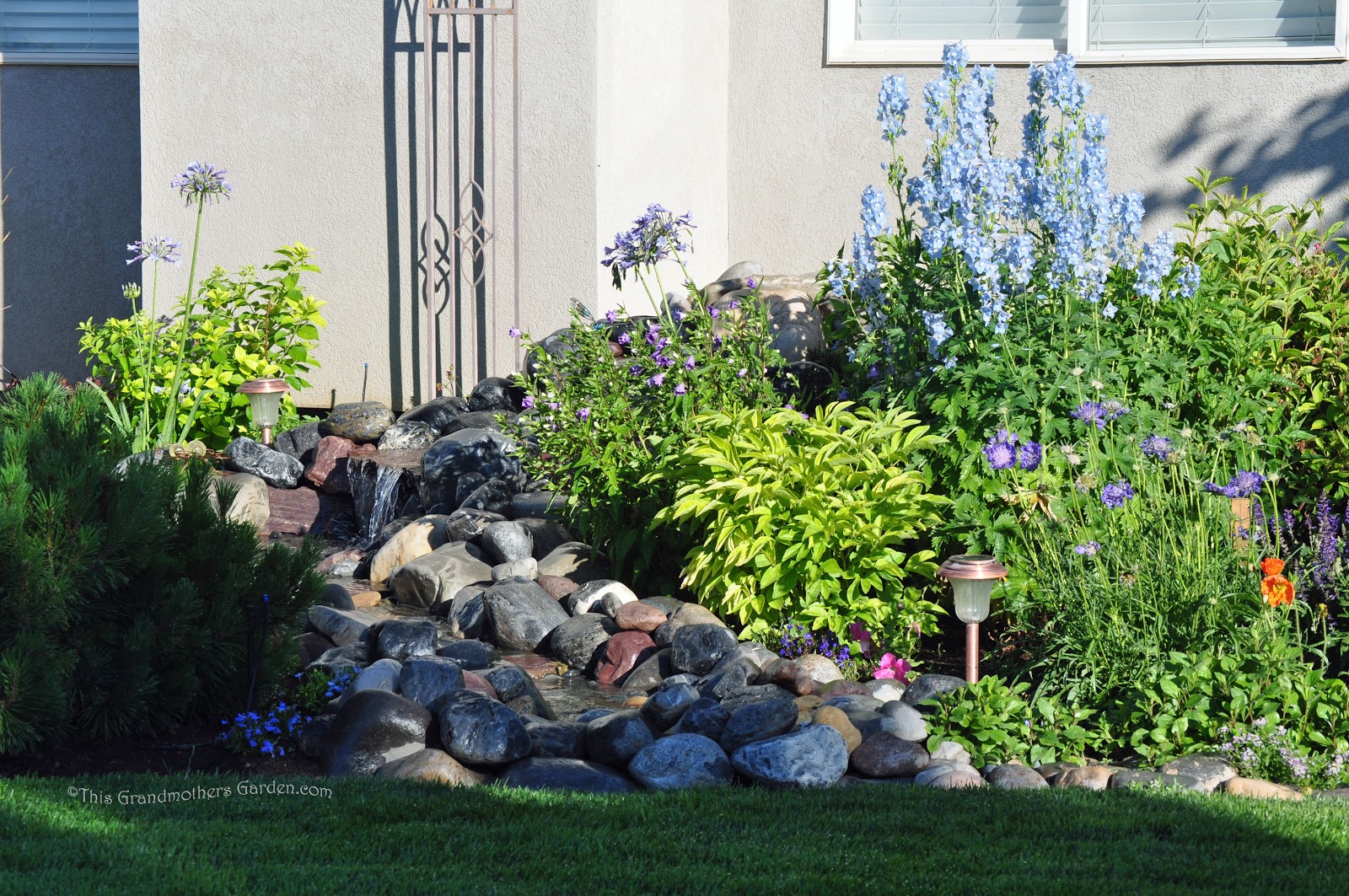 This Grandmother's Garden: Building Our Waterfall Part Two: The Catch Basin
