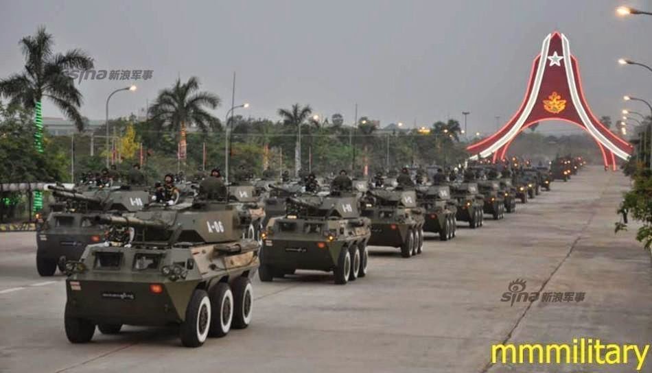 Asian Defence News: Myanmar Army 59D tanks and PTL02 tank destroyer