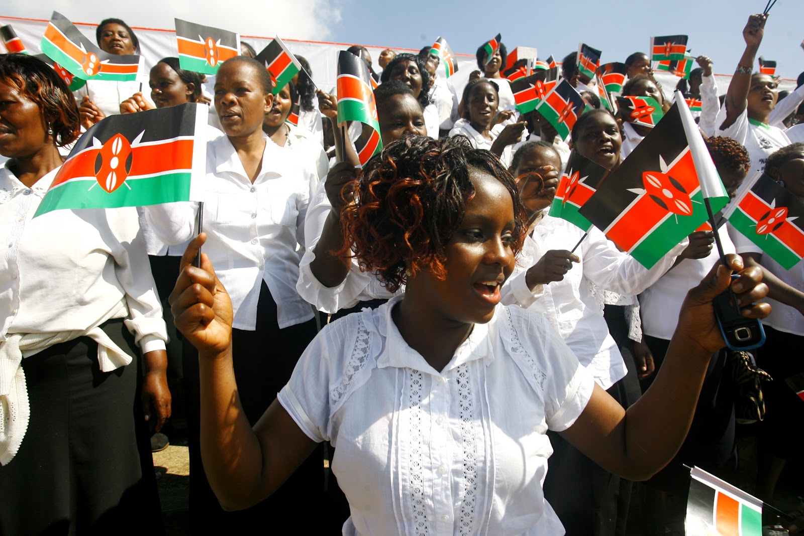 Daniel Irungu gallery: Kenyan flags