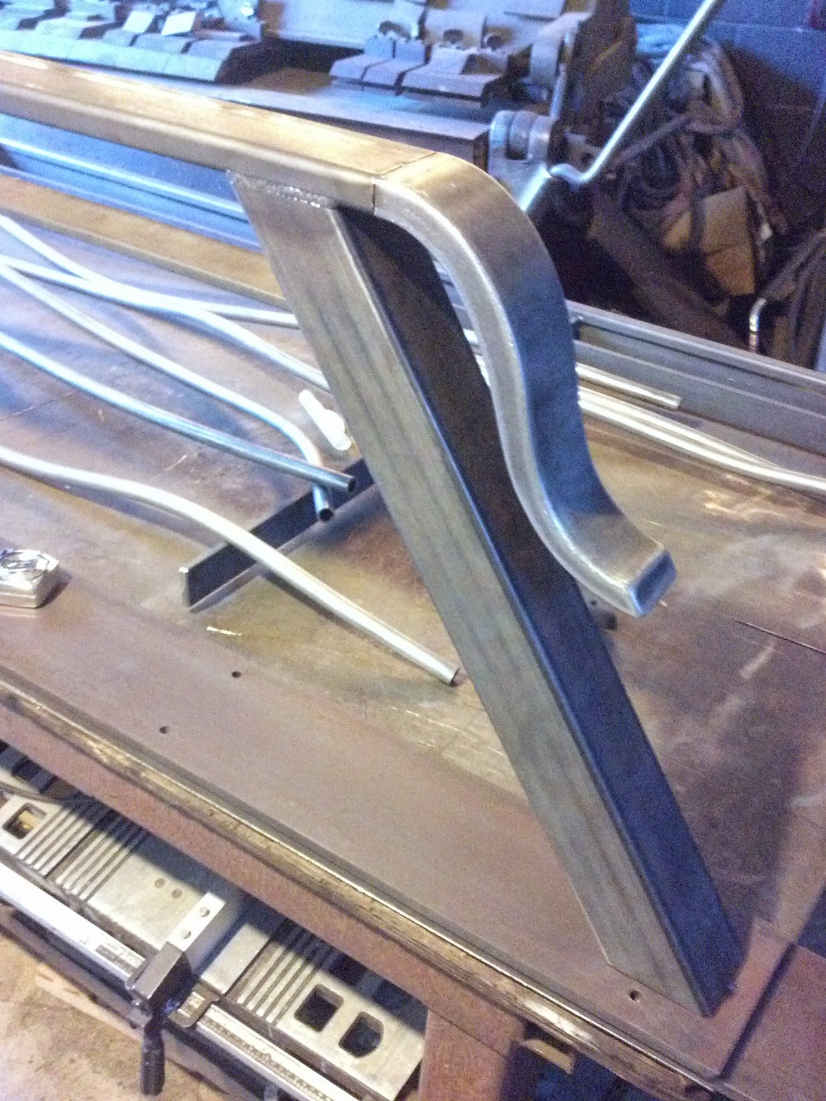HEAVY METAL WORKS: WAVY HAND RAILING