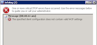 DAX Dude - Dynamics AX: AX 2012 WCF Error: 'The specified client configuration does not contain ...