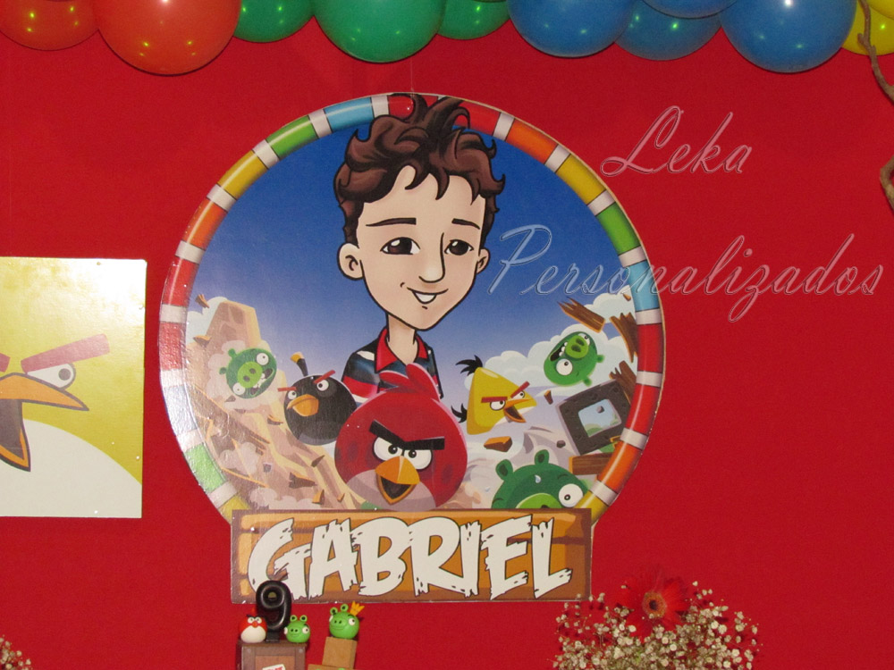 Leka Personalizados: ANGRY BIRDS DO GABRIEL