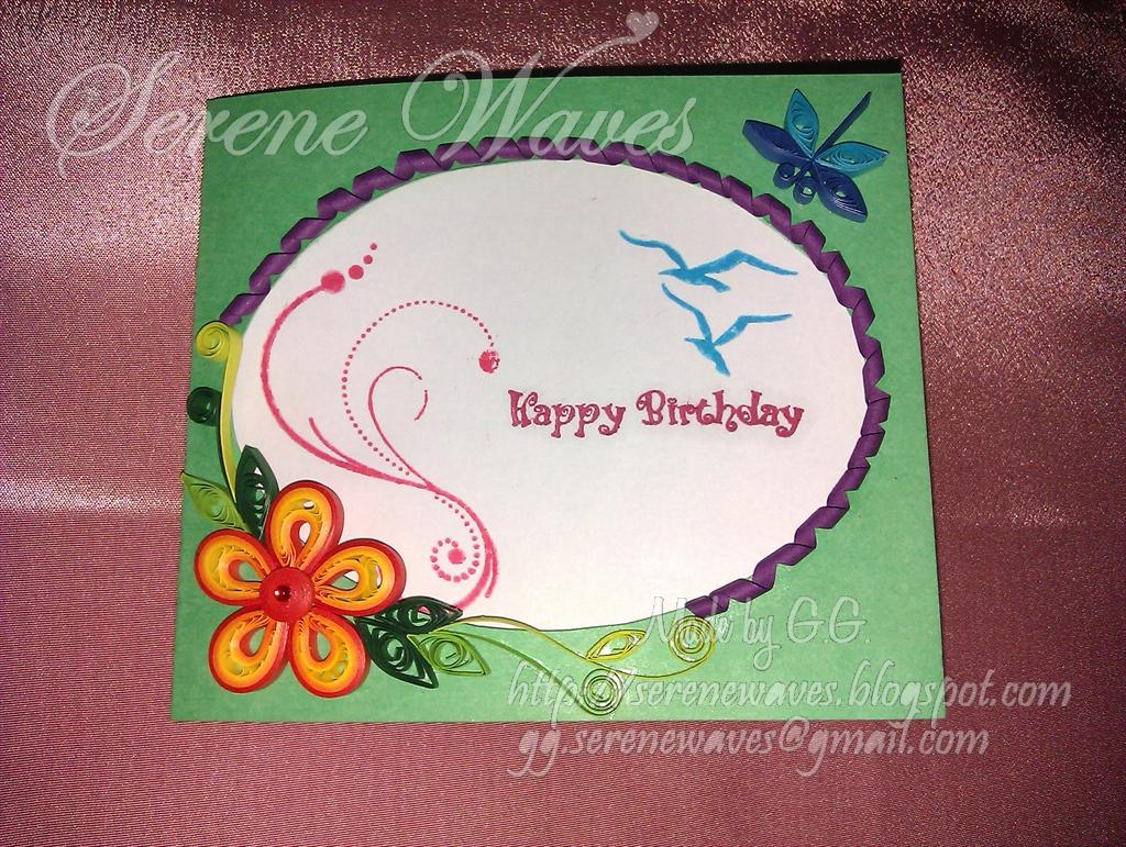 Serene Waves: Small Photo-Frame greeting cards