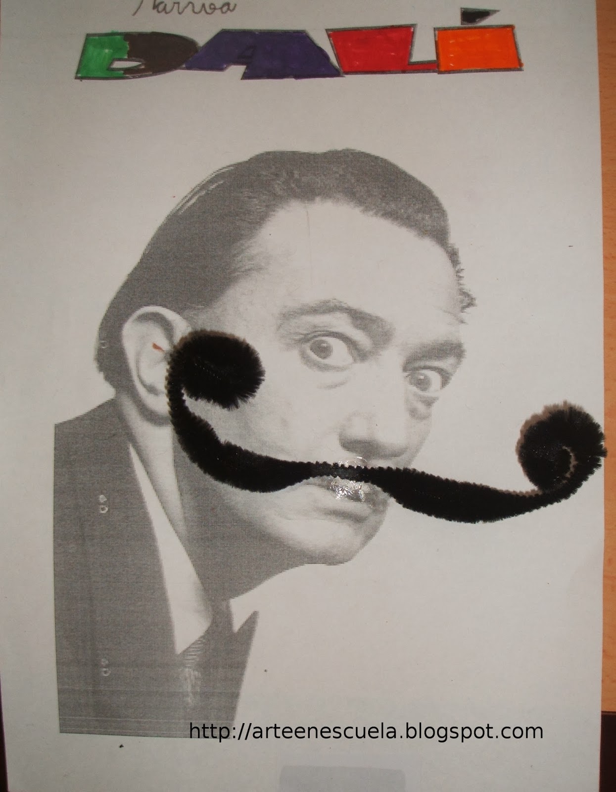 ARTE EN LA ESCUELA: DALÍ Y SU BIGOTE