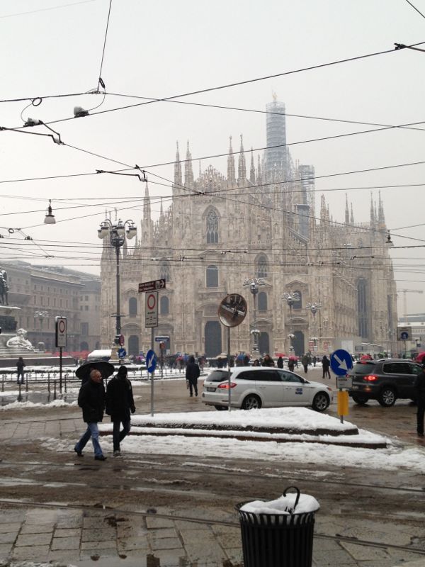 Christmas 2012 and its snowing in Milano.. - Italian Allure Travel