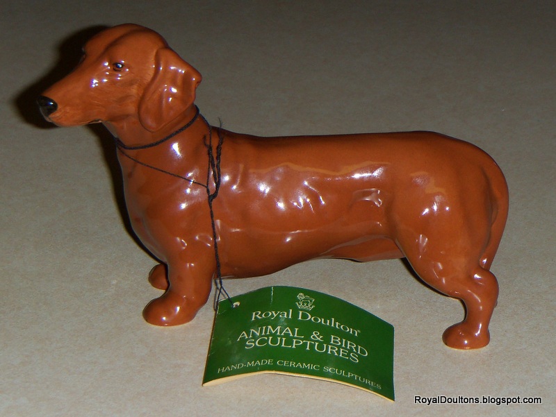royaldoultons: Royal Doulton Dachshund Dog Figurine 6" Long