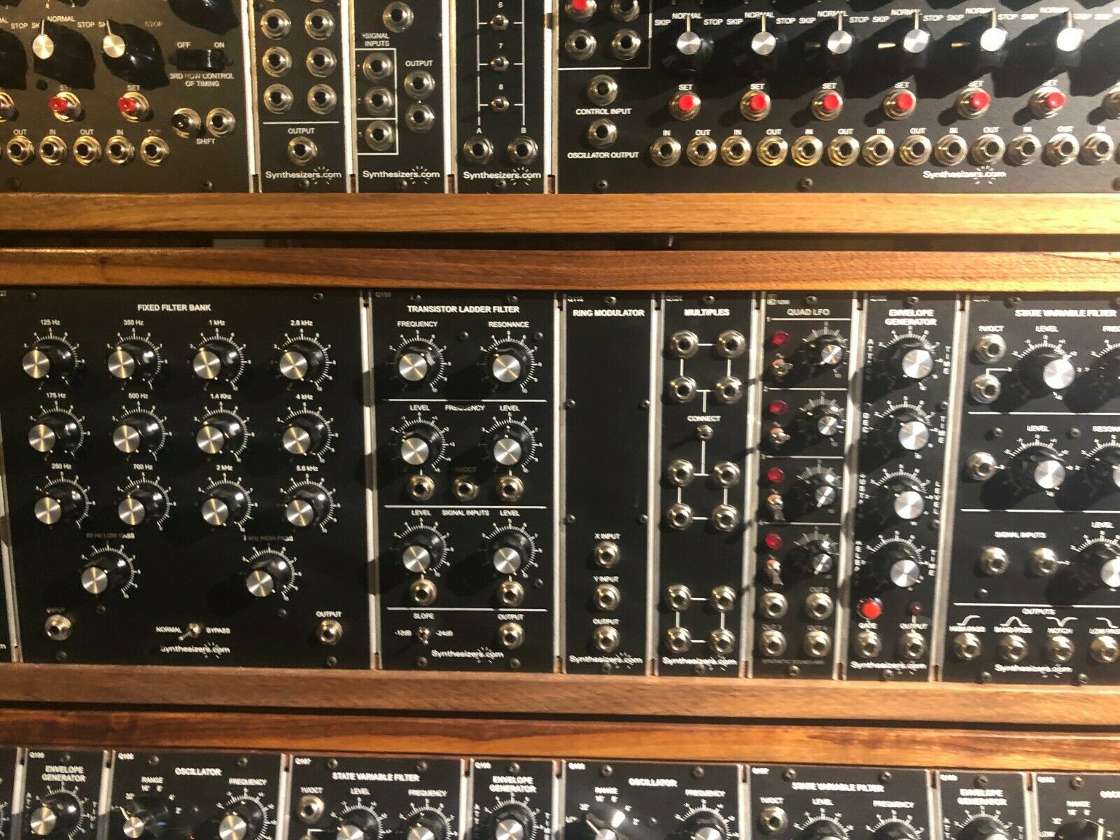 MATRIXSYNTH: Synthesizers.com Modular Synth System w/ Custom Walnut ...