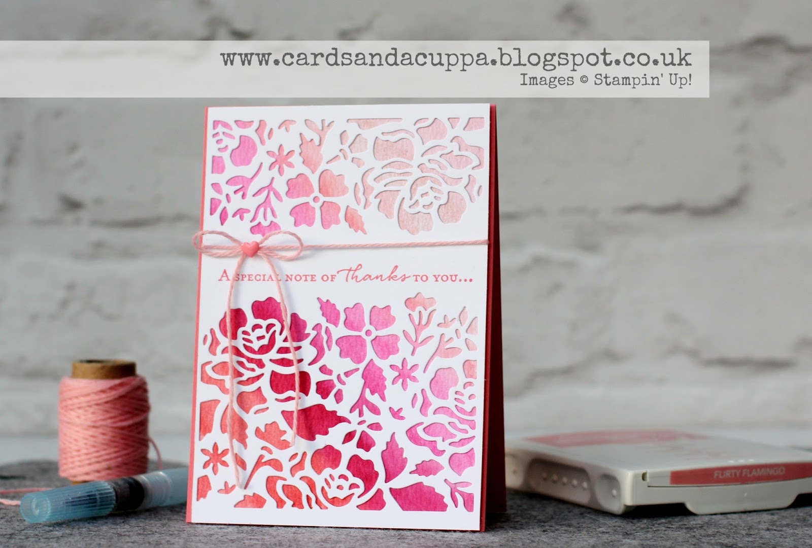 Sarah-Jane Rae cardsandacuppa: Stampin' Up! UK Order Online 24/7: Watercoloured Ombre Effect ...