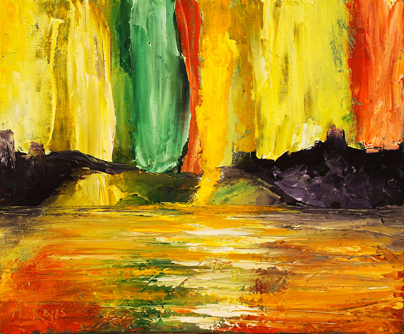 Artospective: Abstract Expressionistic Paintings by Angel Reyes.