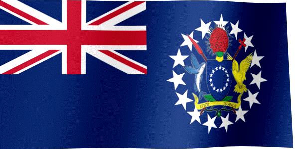Flag of the Cook Islands (GIF) - All Waving Flags