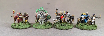 Bob's Miniature Wargaming Blog: Character bases for Dragon Rampant