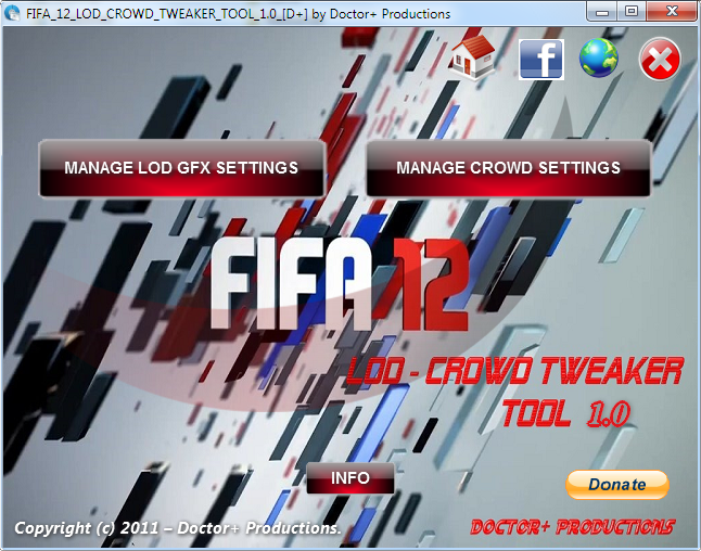 FIFA Malaysia Patch: FIFA 12 LOD and Crowd Animation Tweaker Tool