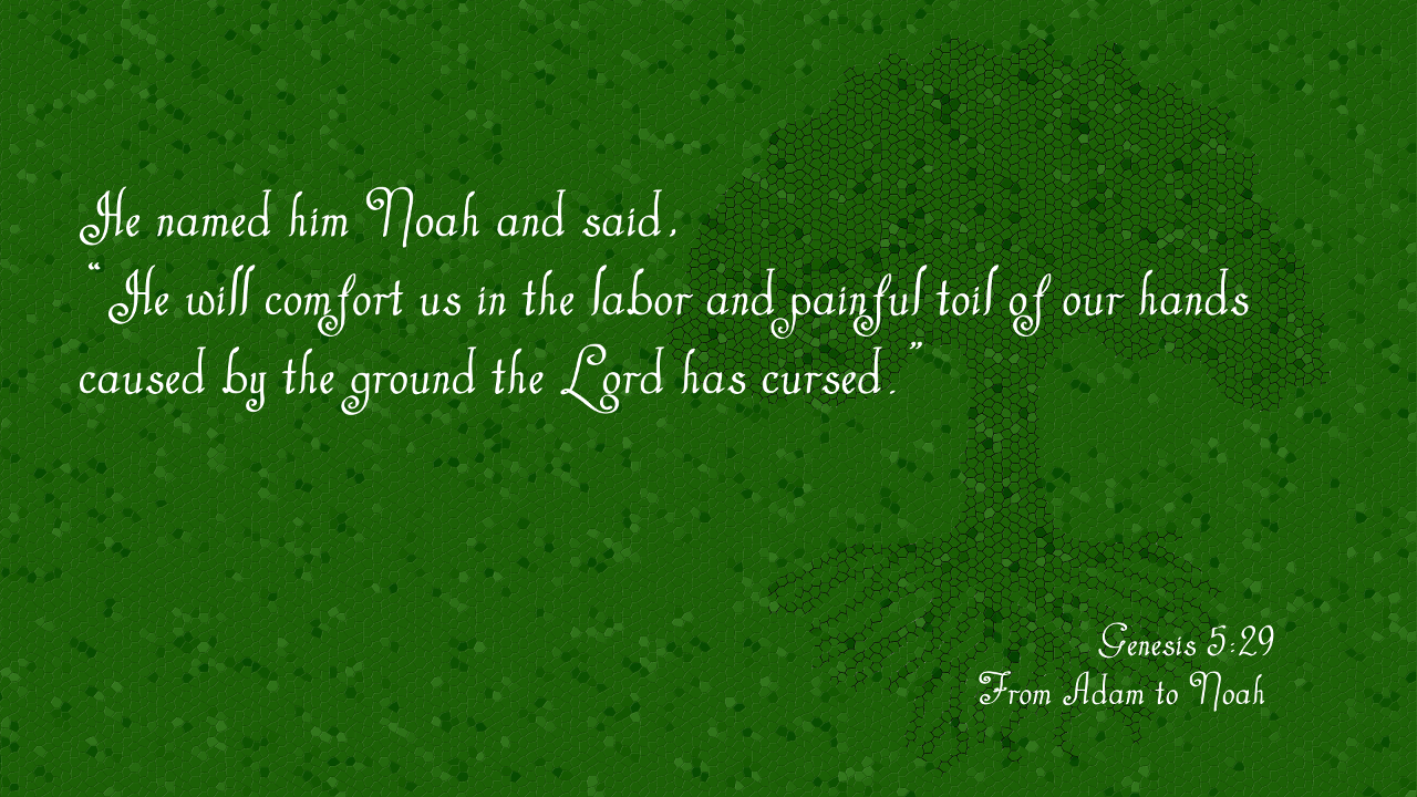 Genesis 5:29 From Adam to Noah
