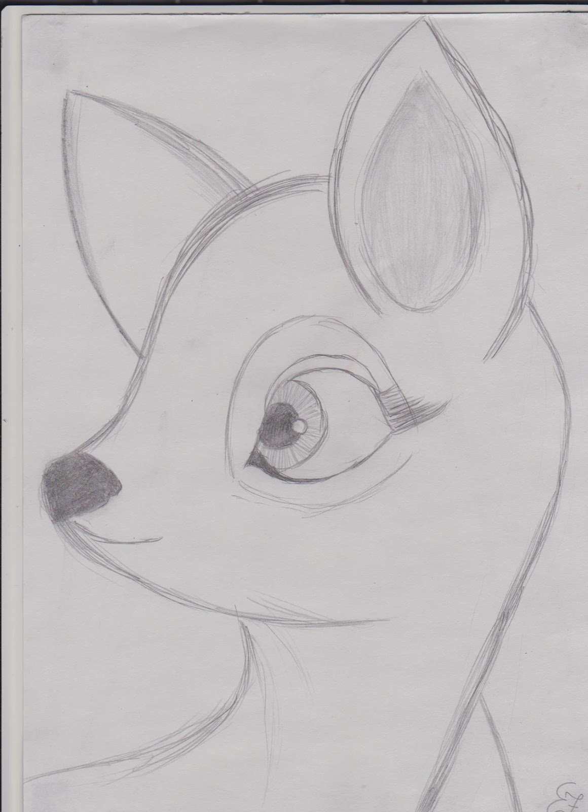 Shiawasena seikatsu no oto: Rysunek 16 /ołówek/