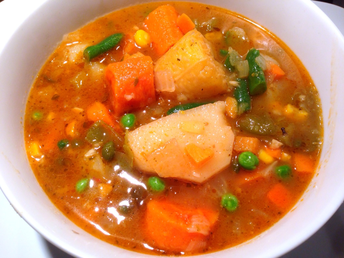 Caldo de viandas y vegetales | Vegan Latino