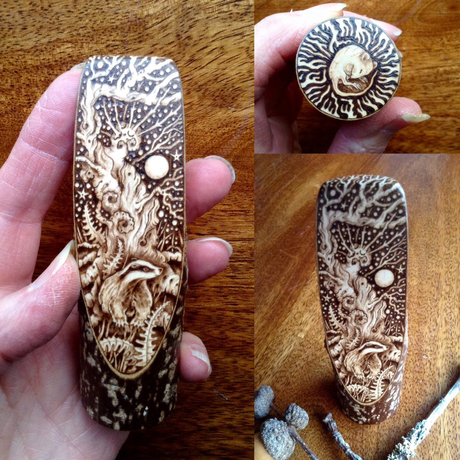 ENCHANTED-ART - Pyrography and Illustration: A Selection of Pyrography ...