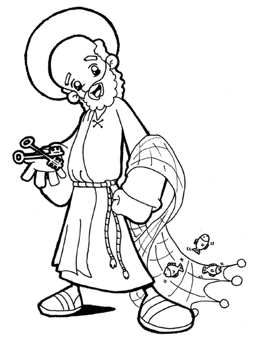 Dibujos para catequesis: SAN PEDRO Dibujos para catequesis: SAN PEDRO