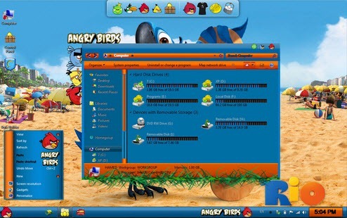 windows tranformation pack | windows skin pack: Angry birds ...
