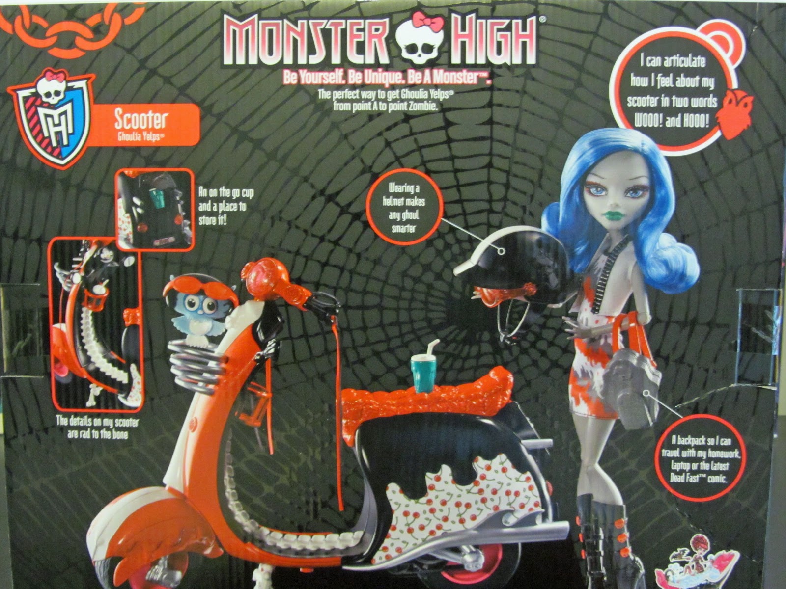 Saturday Morning Toyz: Monster High Ghoulia Scooter Gift Set