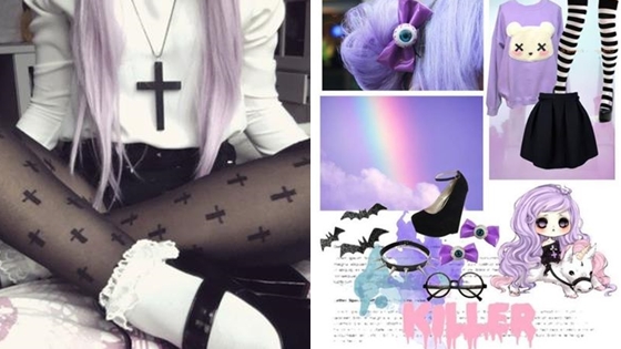 Inspiração: Looks Pastel Goth - Little B. | Alternative Fashion, D.I.Y ...