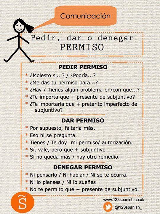 ¡Qué viva el español!: Permiso